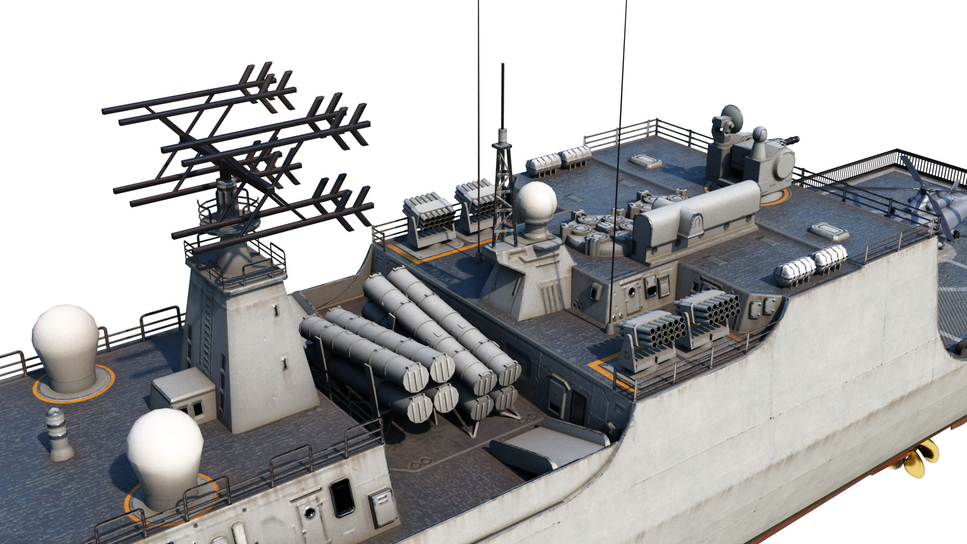 3D model Type052C Chinese Navy Type 052C Destroyer PLAN LvyangII class ...
