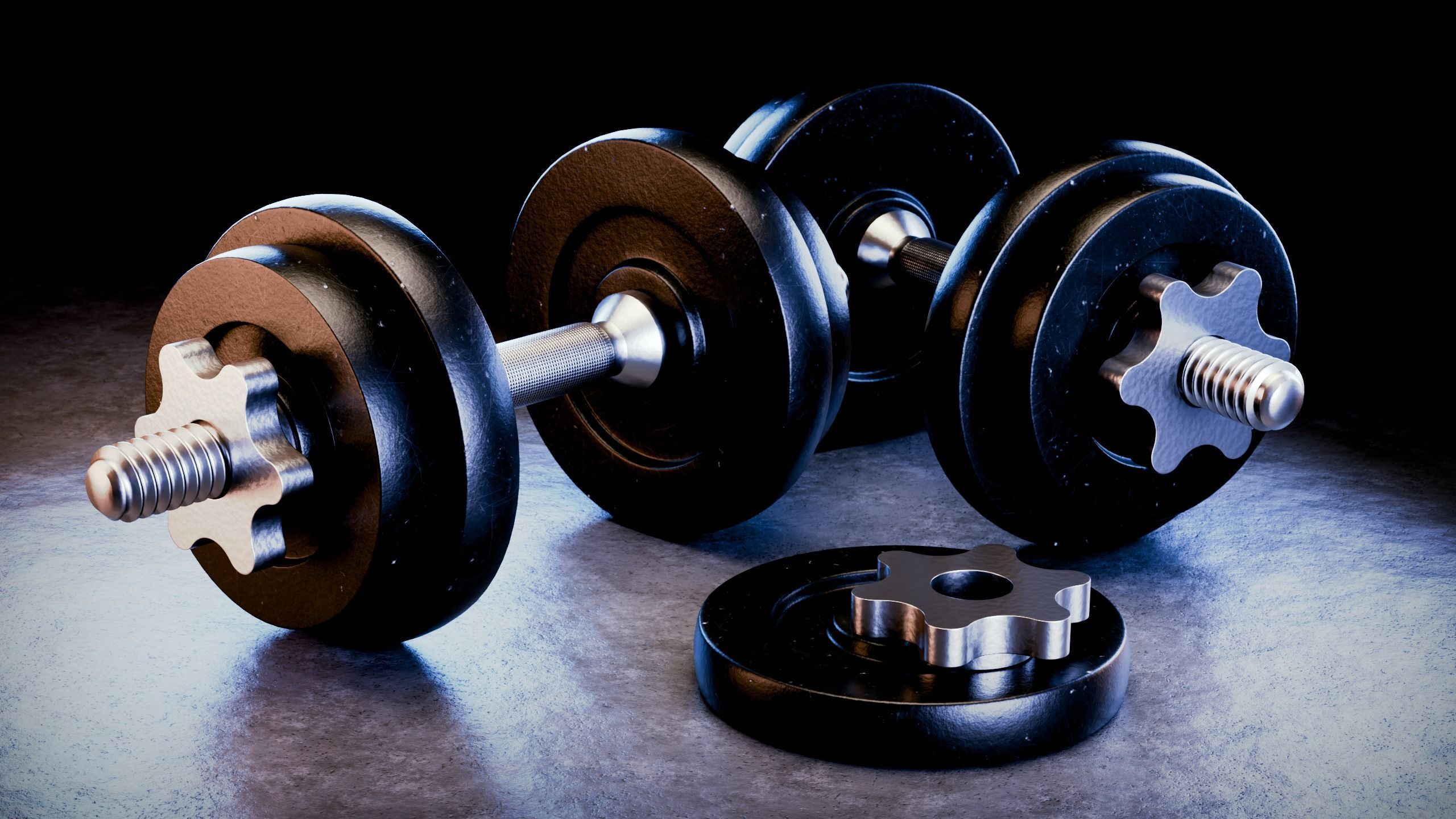 Dumbel Weight 3d Model 3D model | CGTrader