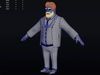 Uncle cartoon beard 3D model | CGTrader