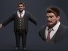 Uncle cartoon beard 3D model | CGTrader
