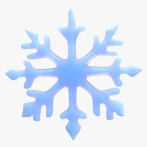 Snowflake 3D model | CGTrader