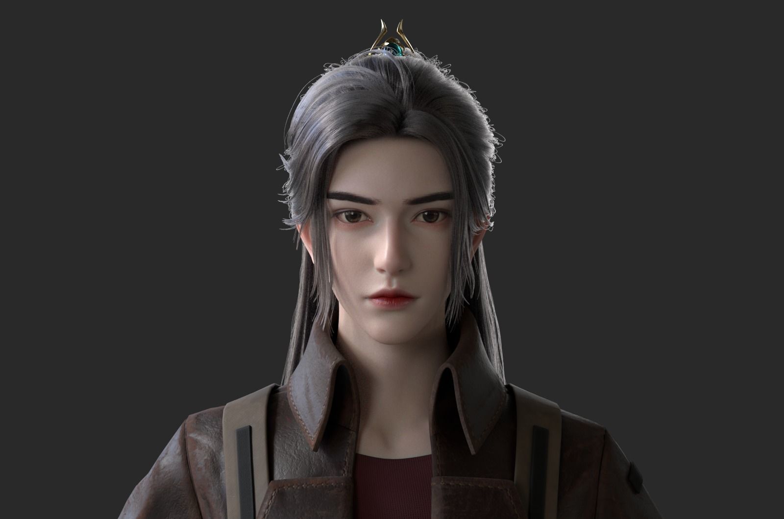 Handsome man with a beautiful head 3D model | CGTrader