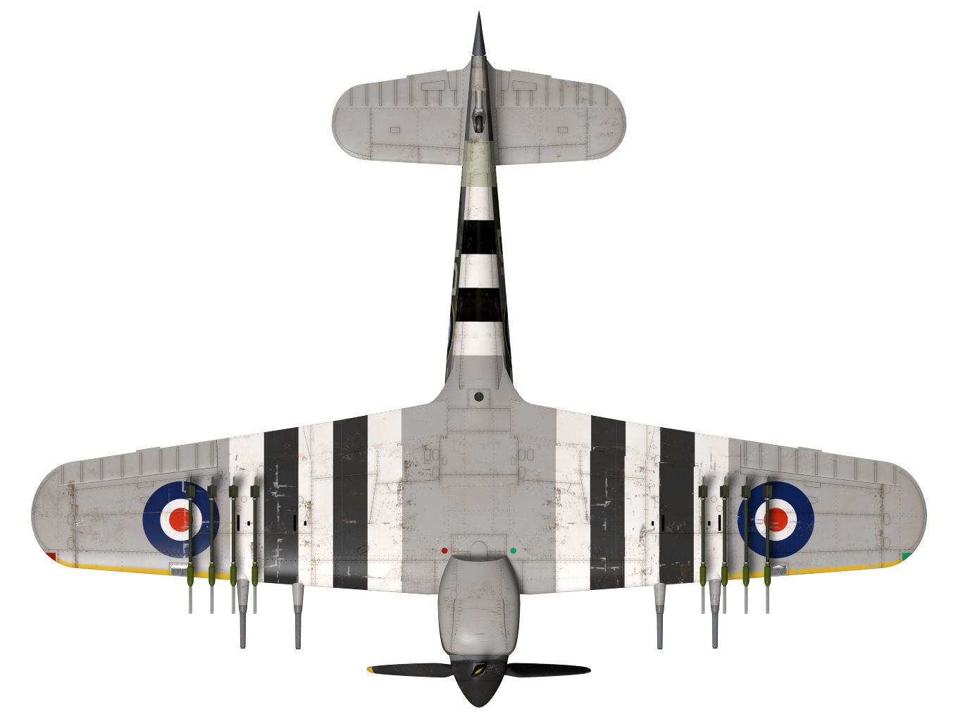 hawker typhoon MK1b 3D model | CGTrader