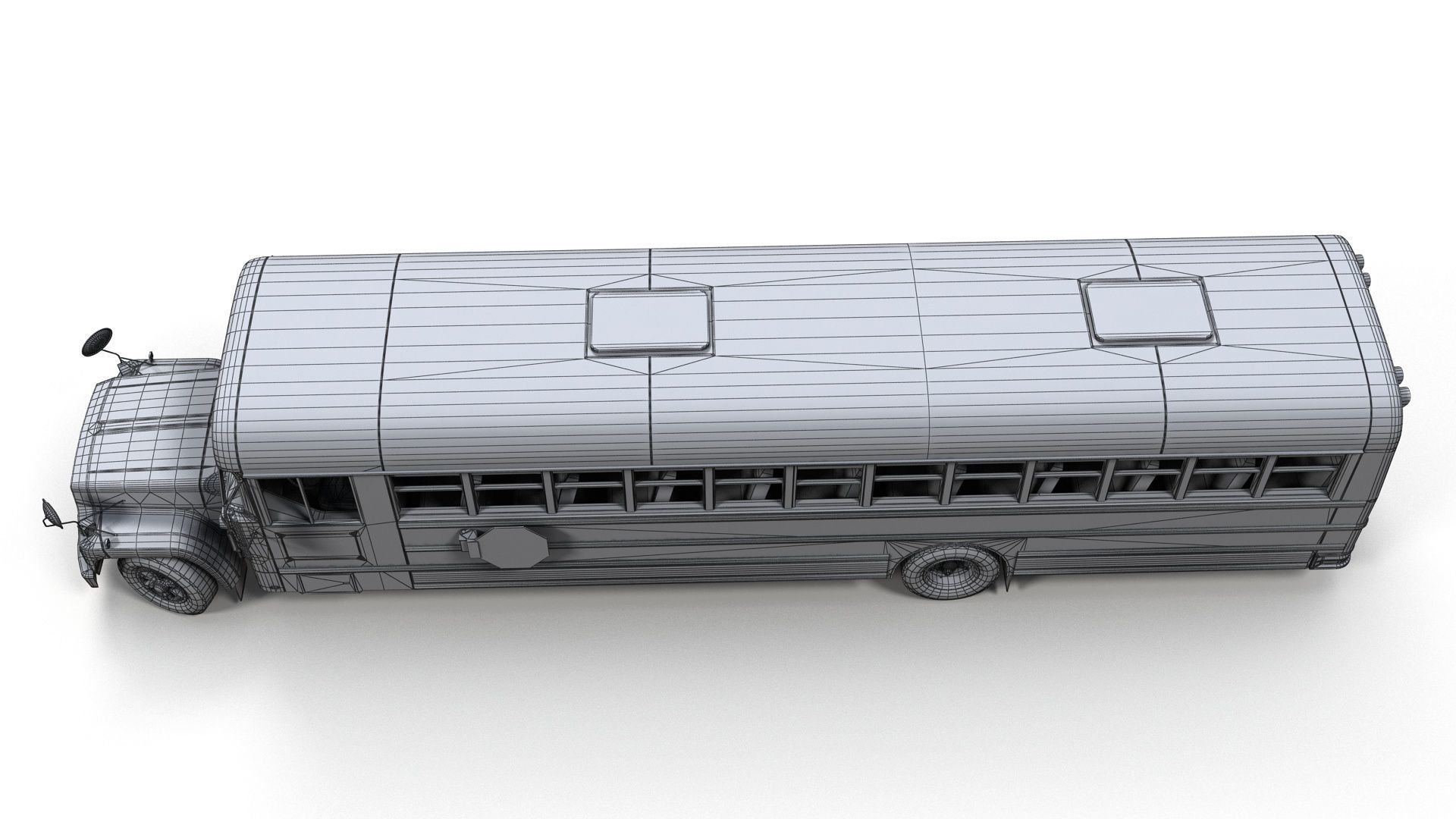 3D Model Collection School buses VR / AR / low-poly | CGTrader