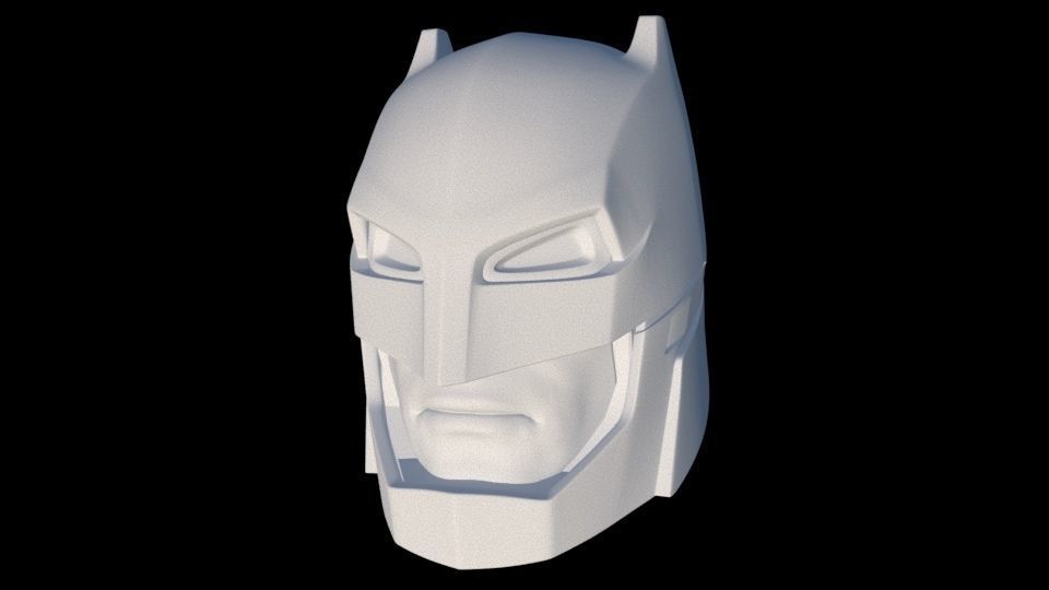 Batman Armored head sculpt free 3D model 3D printable | CGTrader