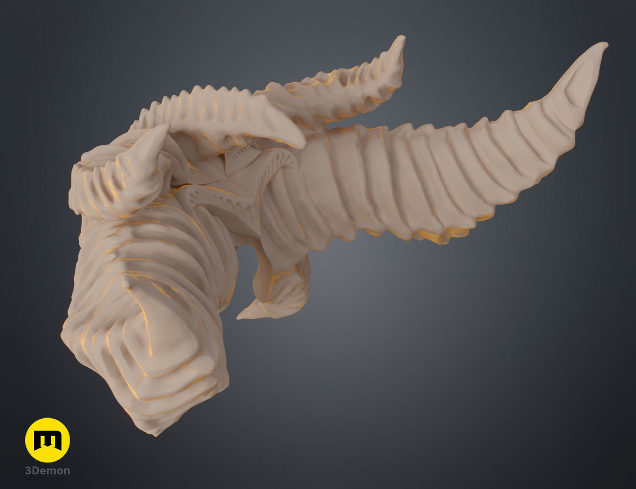Lilith horns Diablo IV 3D model 3D printable | CGTrader