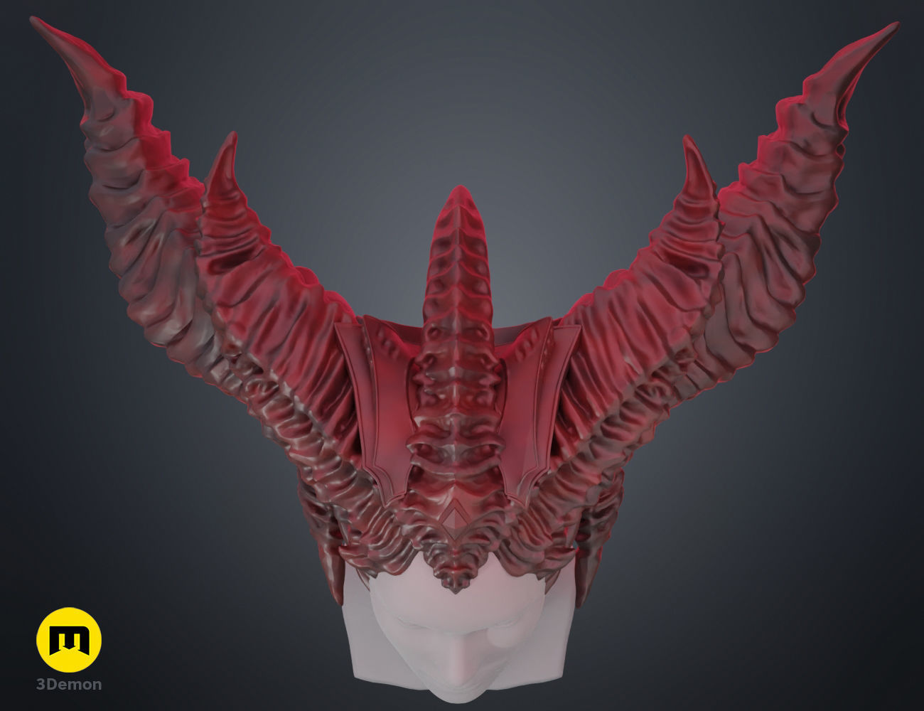 Lilith horns Diablo IV 3D model 3D printable | CGTrader