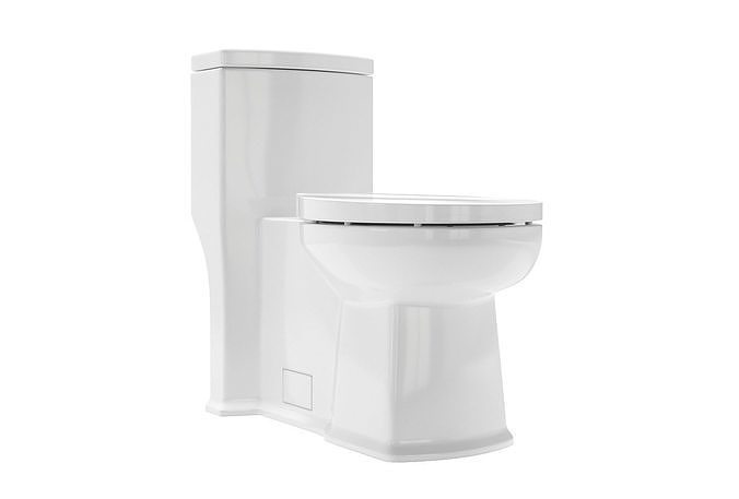 American Standard Boulevard White Dual FluSH 3D model | CGTrader