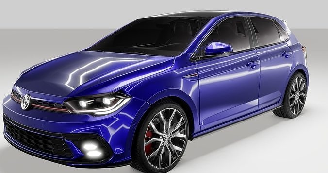 3D model Volkswagen Polo GTI VR / AR / low-poly | CGTrader
