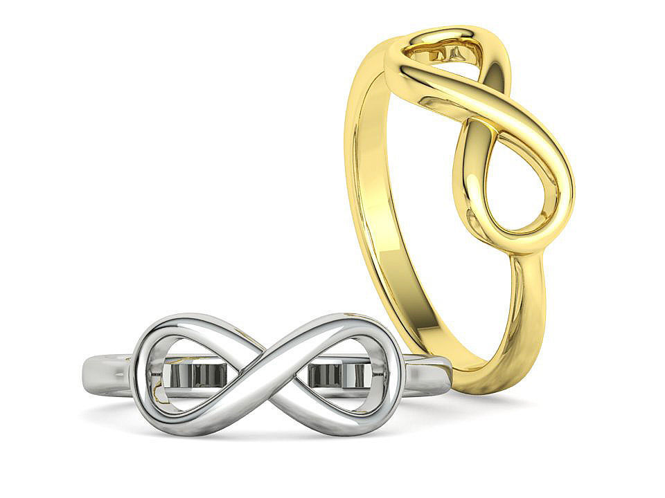 Infinity Endless Love Symbol Ring Stackable Ring 3dmodel 3D model 3D ...