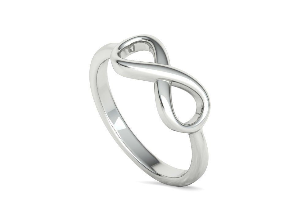 Infinity Endless Love Symbol Ring Stackable Ring 3dmodel 3D model 3D ...