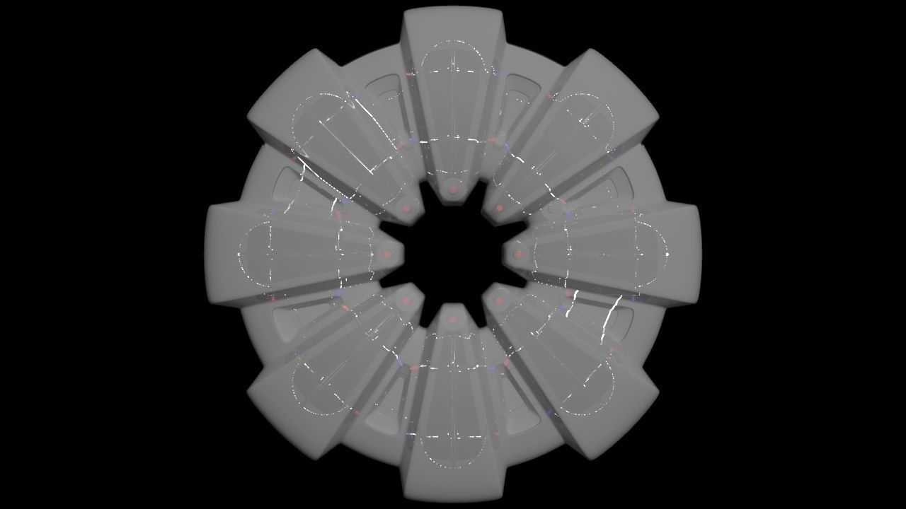 Scientific Educational Precision Gyroscope Toy - Concept 3D model 3D ...