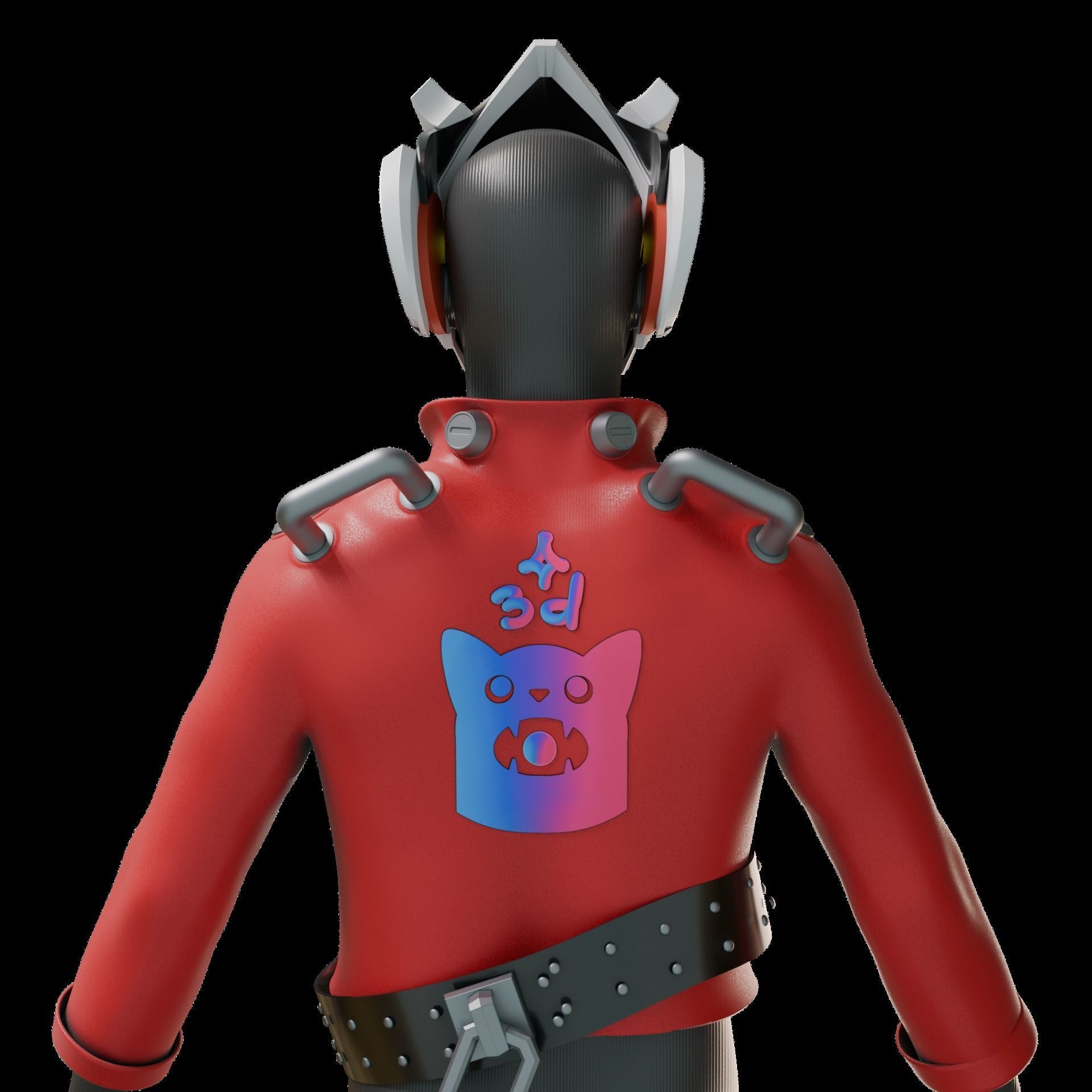 BILLY KID mask accessories ZENLESS ZONE ZERO COSPLAY STL 3D model 3D ...