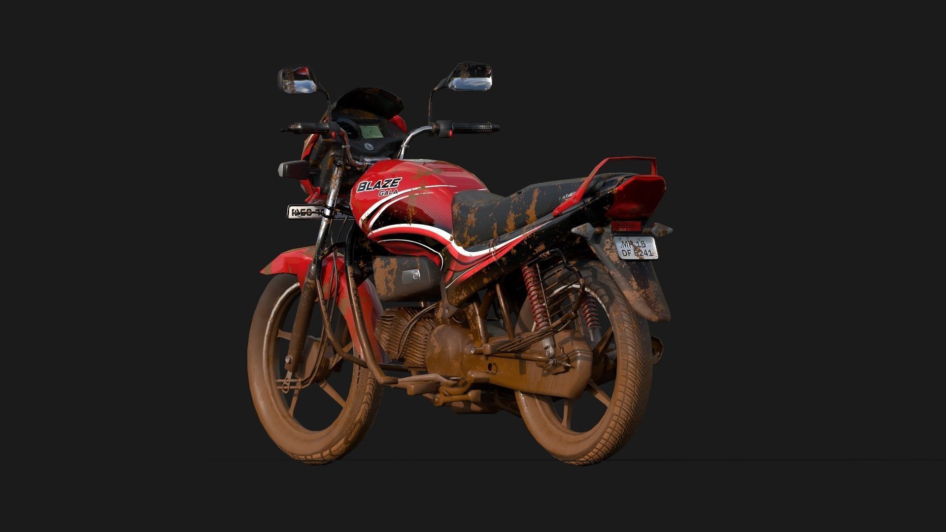 3D model Indian Bike PBR material Model VR / AR / low-poly | CGTrader