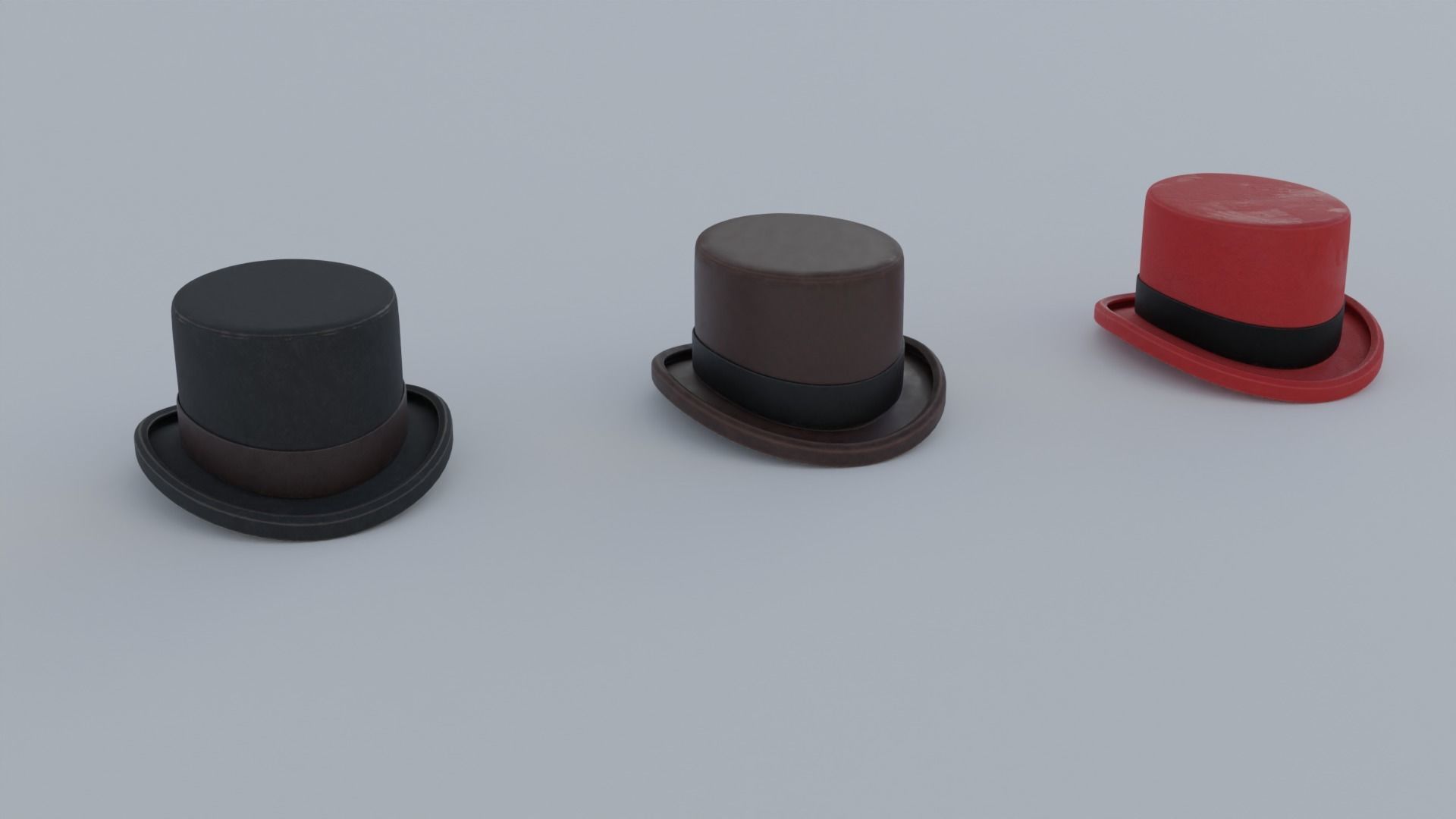 3D model Top hat 3D models VR / AR / low-poly | CGTrader