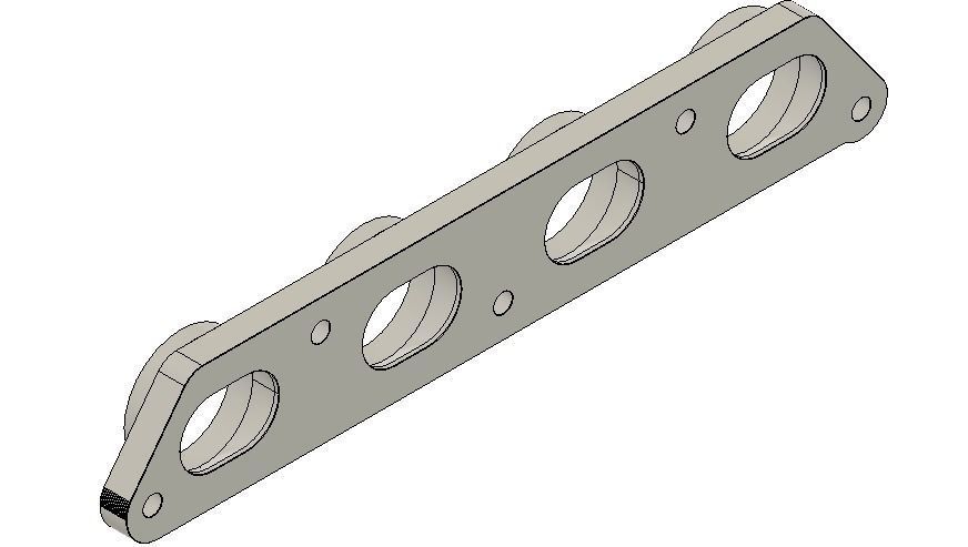 Toyota SCION 1NZFE Intake flange adaptor 3D model | CGTrader
