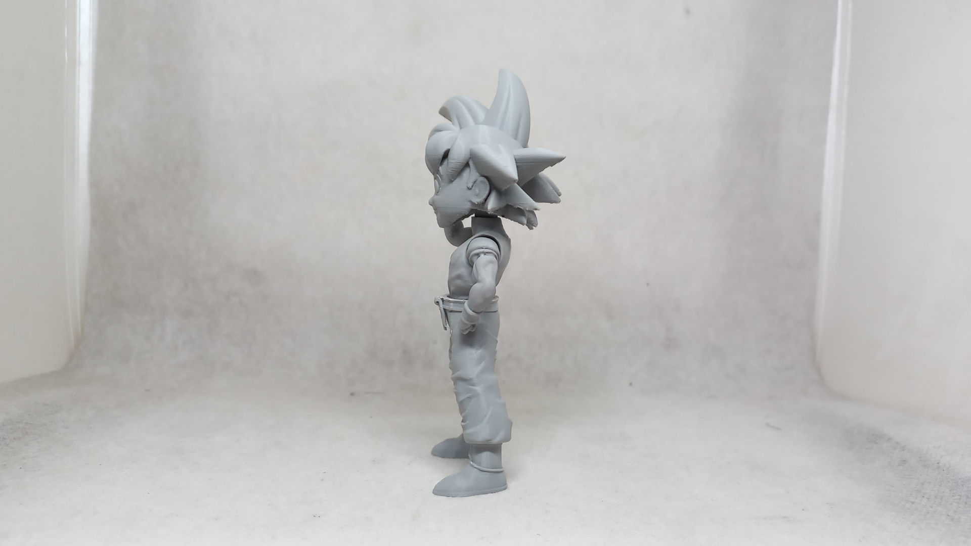 Chipi Goku articulated action figure 3D model 3D printable | CGTrader