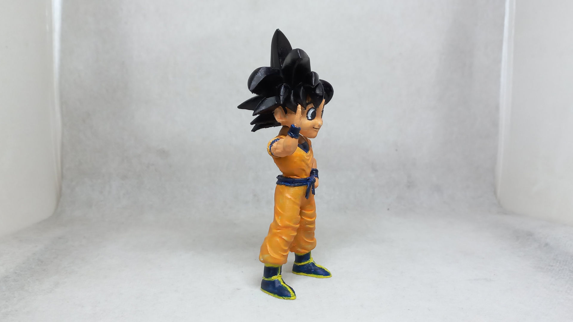 Chipi Goku articulated action figure 3D model 3D printable | CGTrader