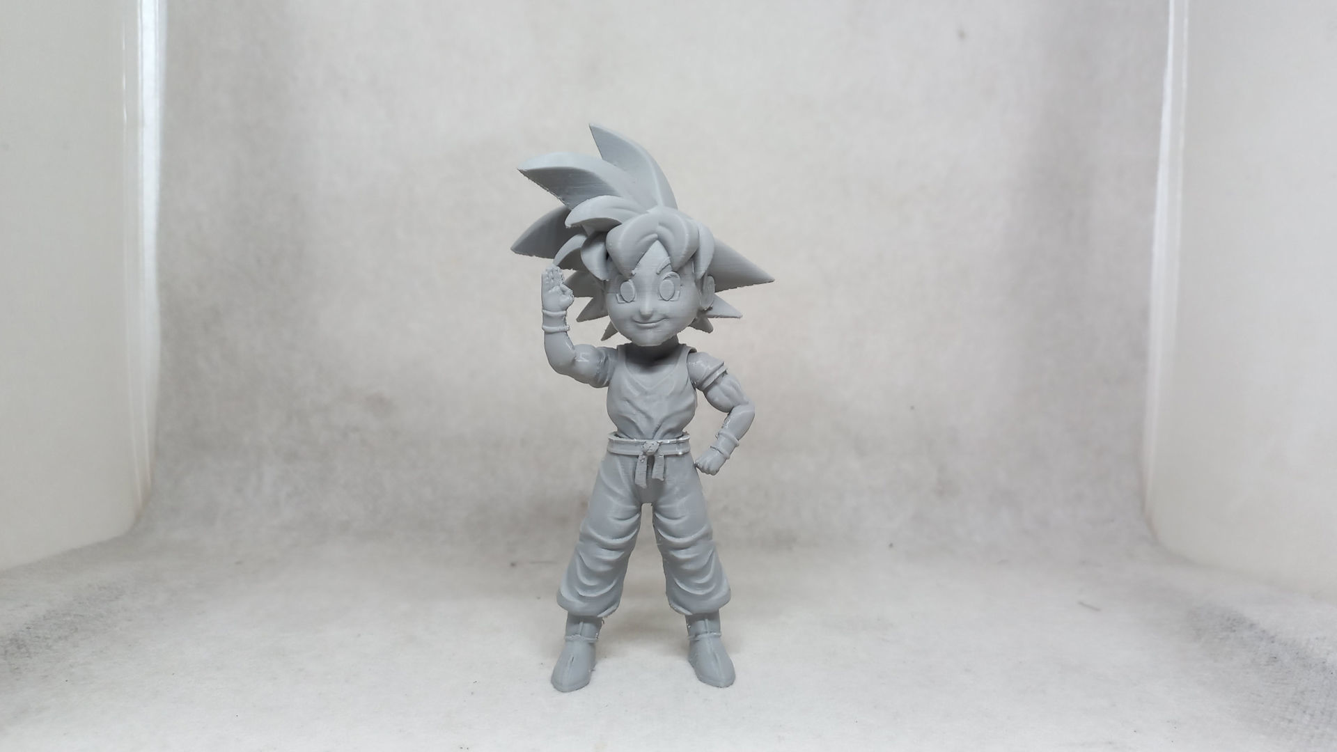 Chipi Goku articulated action figure 3D model 3D printable | CGTrader