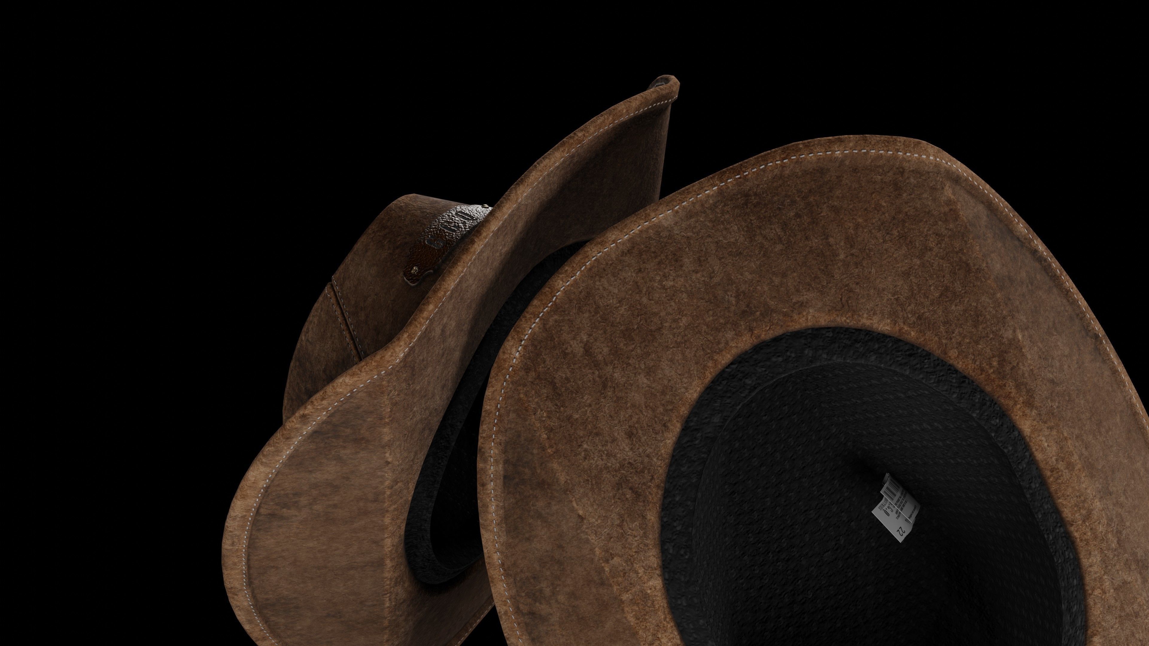3D model Cowboy Hat VR / AR / low-poly | CGTrader