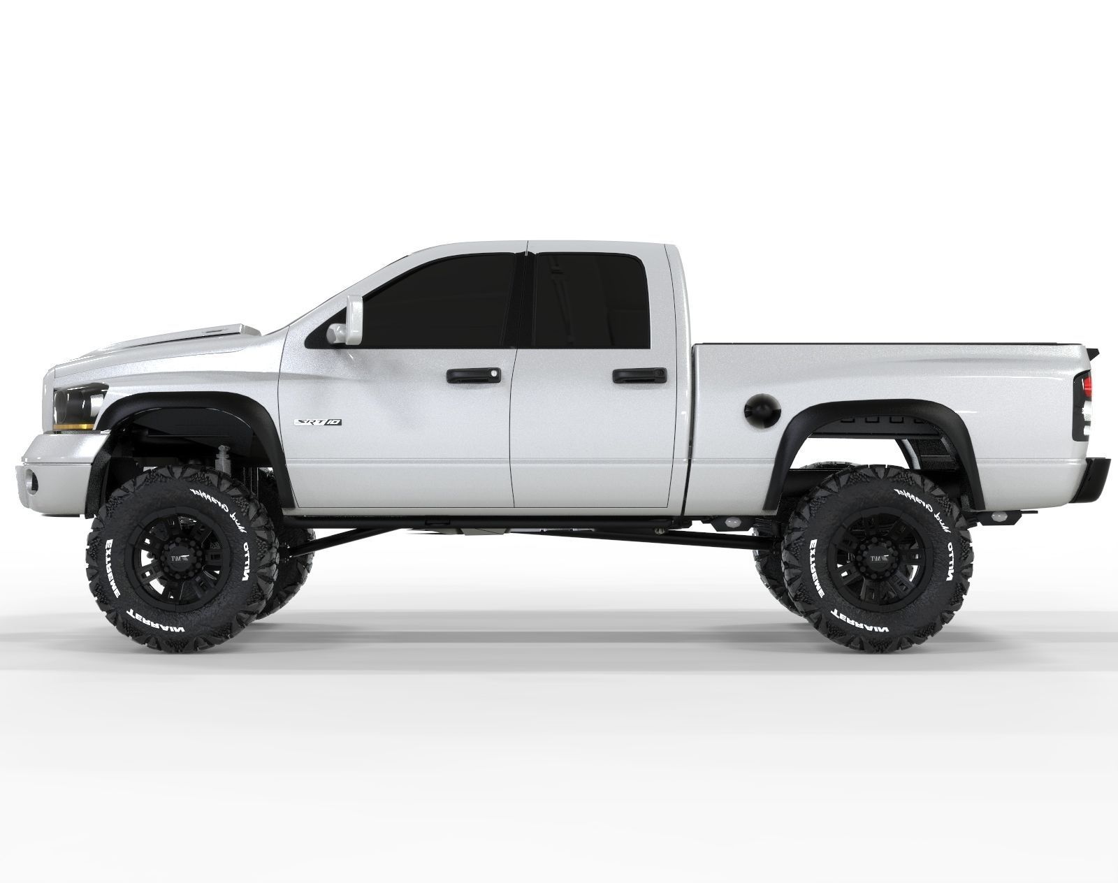 Dodge Ram 2500 2008 4x4 3D model | CGTrader