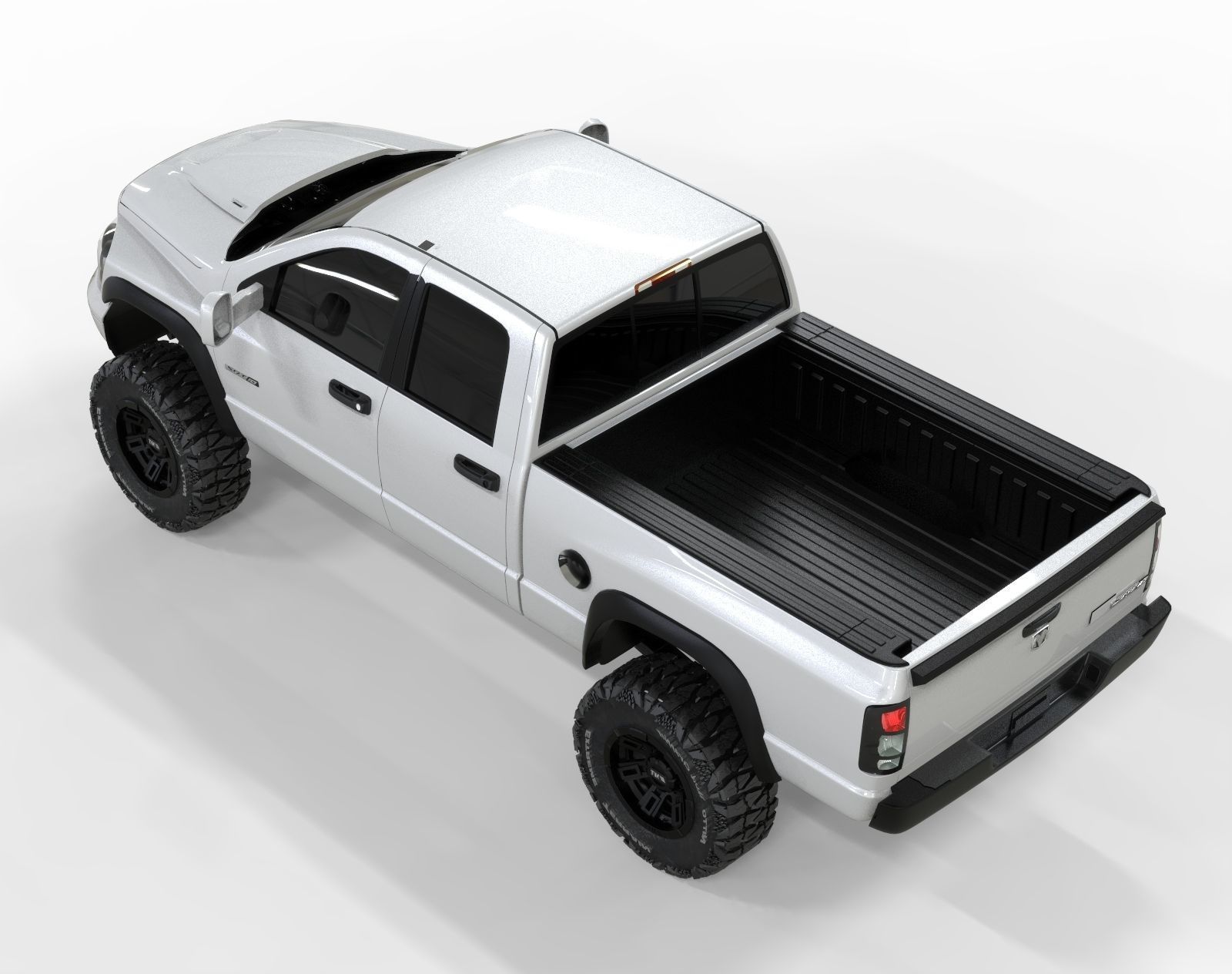 Dodge Ram 2500 2008 4x4 3D model | CGTrader