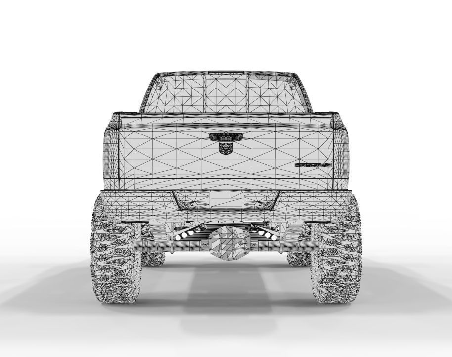 Dodge Ram 2500 2008 4x4 3D model | CGTrader