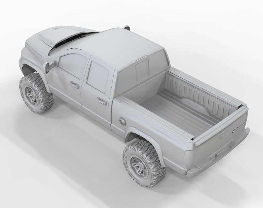 Dodge Ram 2500 2008 4x4 3D model | CGTrader