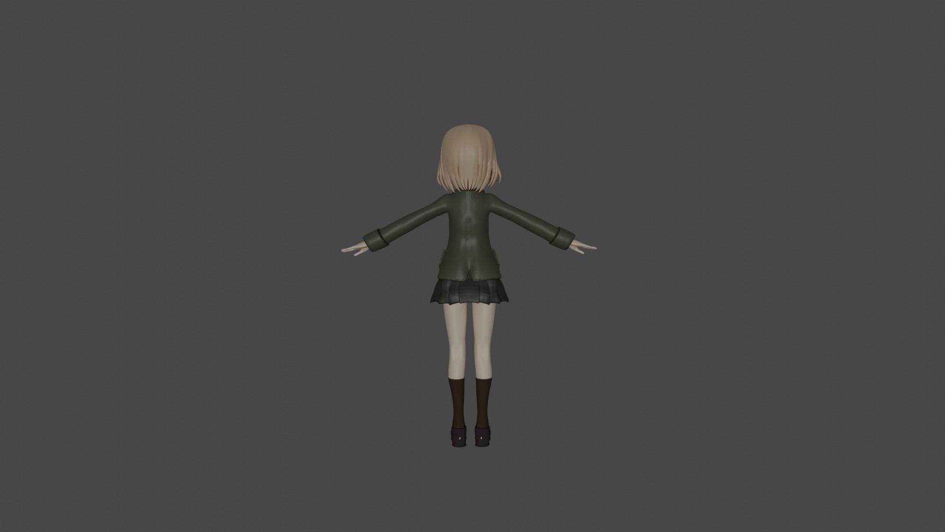 Katyusha 3d model girls und panzer free VR / AR / low-poly 3D model ...
