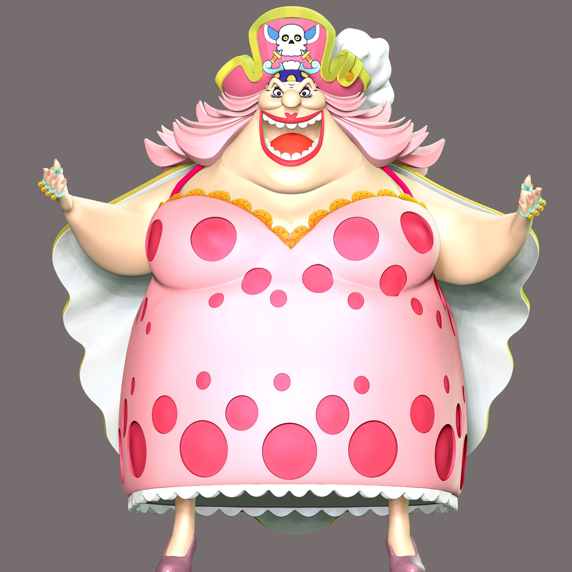 One Piece - Big Mom 3D model 3D printable | CGTrader