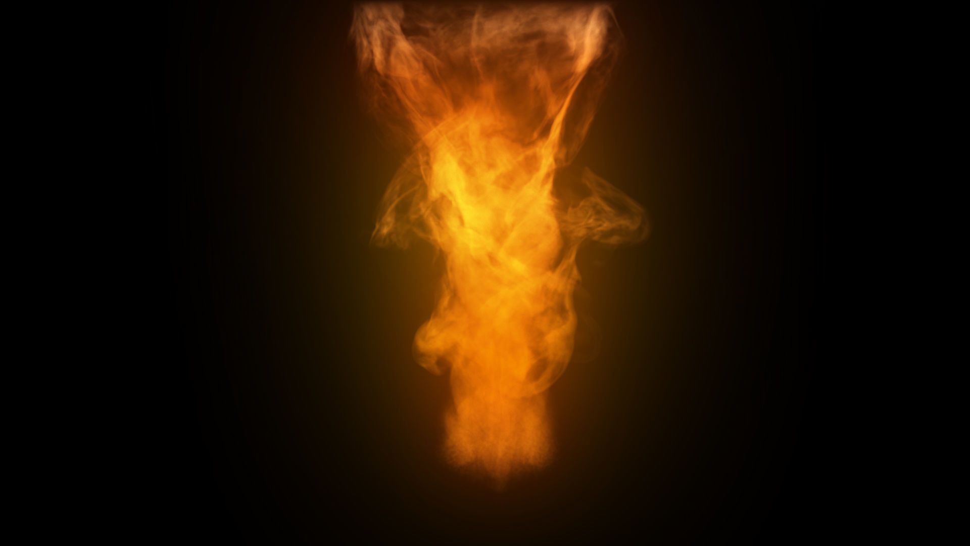 Pillar flame fire burning fire tornado wall of fire blast 3D model ...