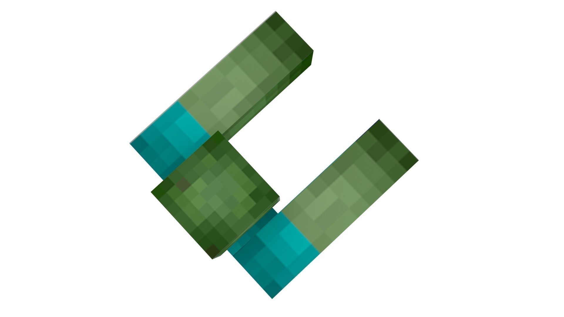 Minecraft Zombie 3D model | CGTrader