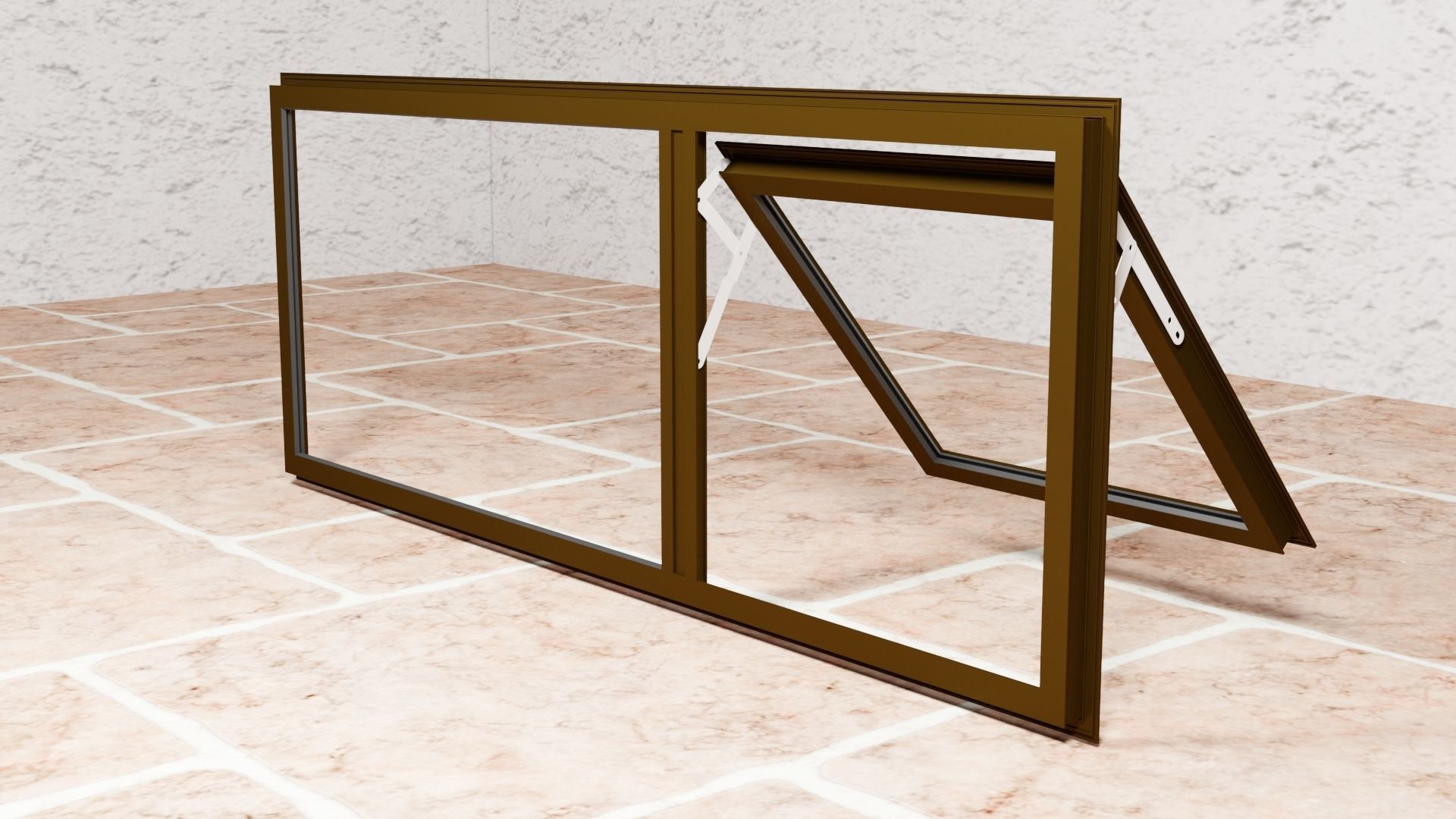 ALUMINUM WINDOW THO PT156 3D model | CGTrader