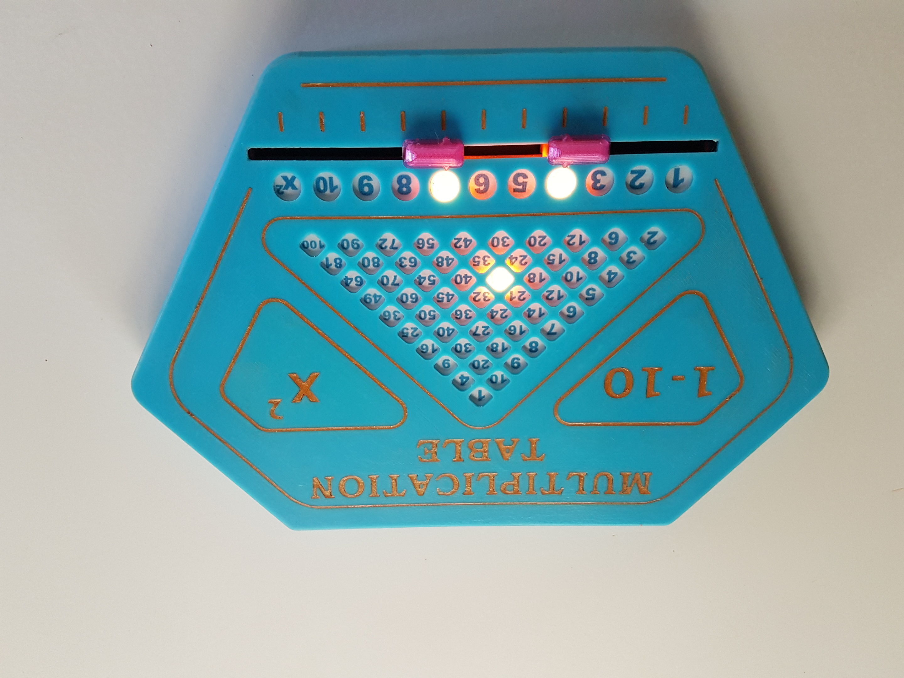 MULTIPLICATION TABLE TOY 3D model 3D printable | CGTrader