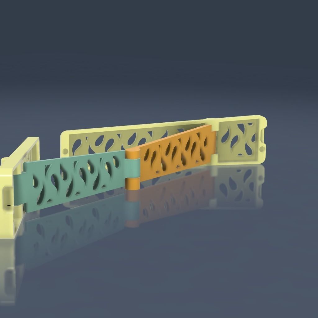 FOLDING RAMP FOR LAPTOP PRINT IN PLACE 3D model 3D printable | CGTrader