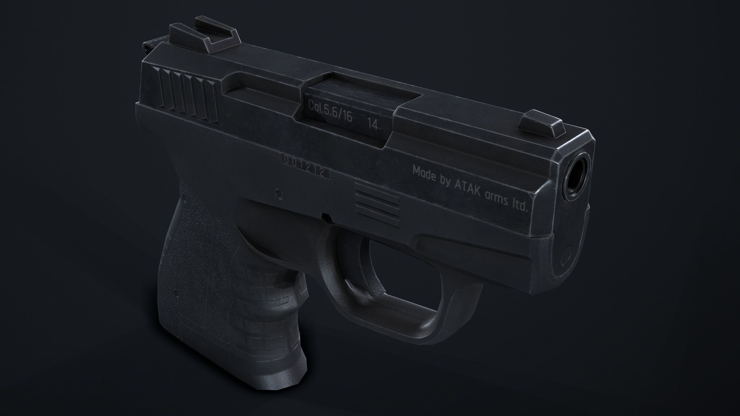 3D model The STALKER-M906 signal pistol VR / AR / low-poly | CGTrader