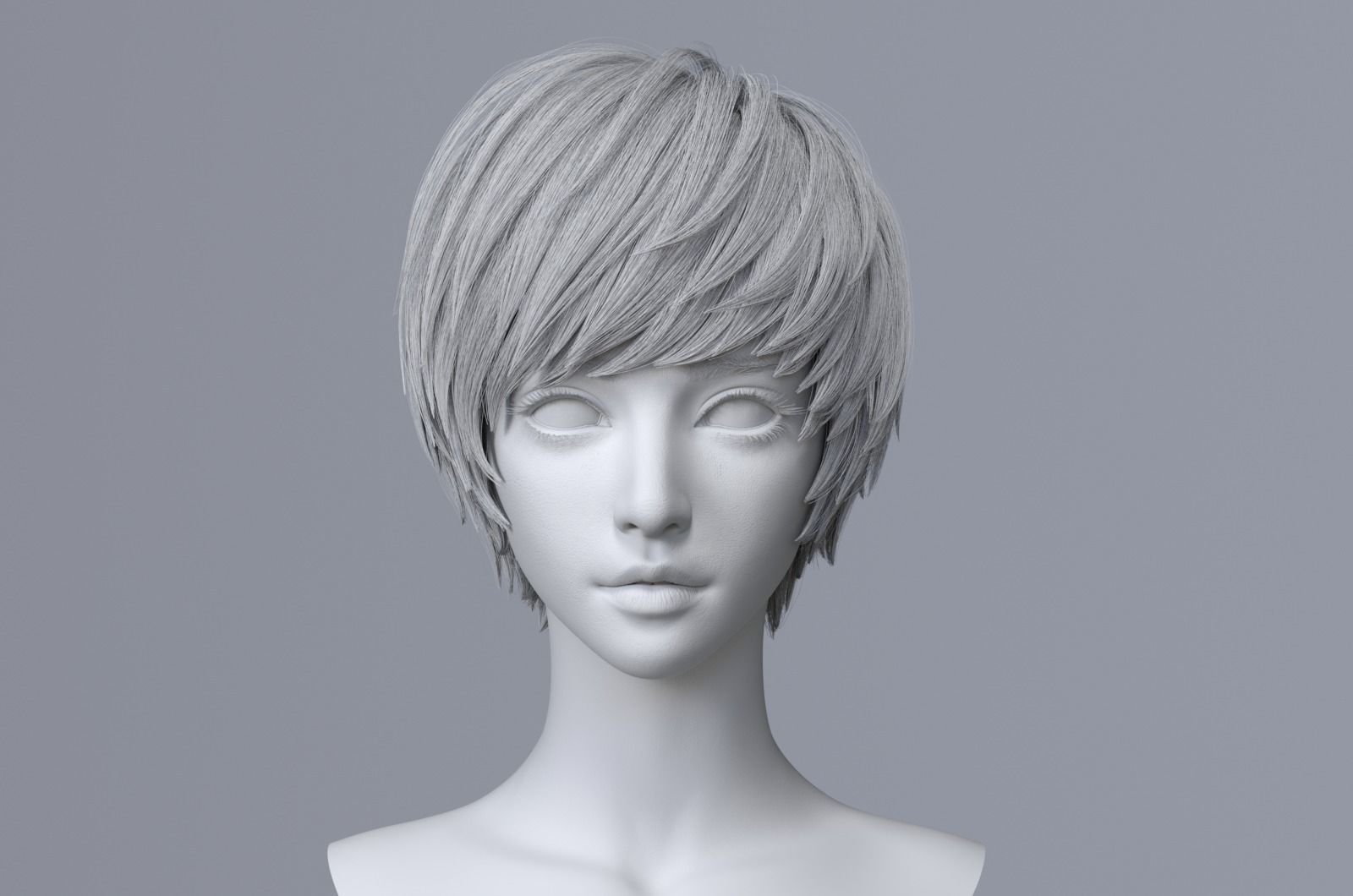 Beauty head shape 3D model | CGTrader