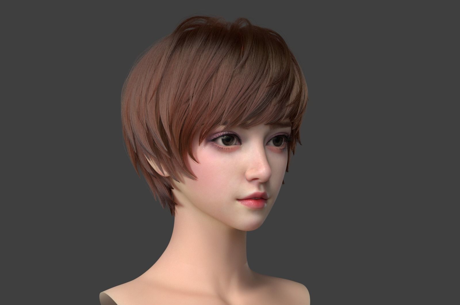 Beauty head shape 3D model | CGTrader