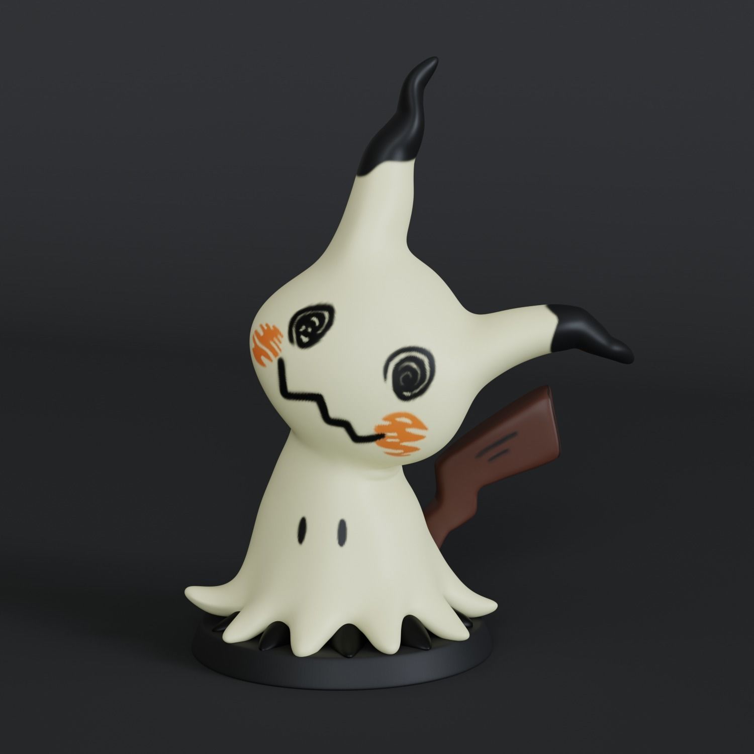 Mimikyu from Pokemon 3D model 3D printable | CGTrader