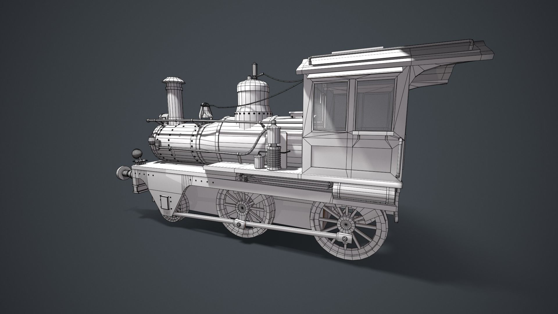 Old Train 1914 3D model | CGTrader