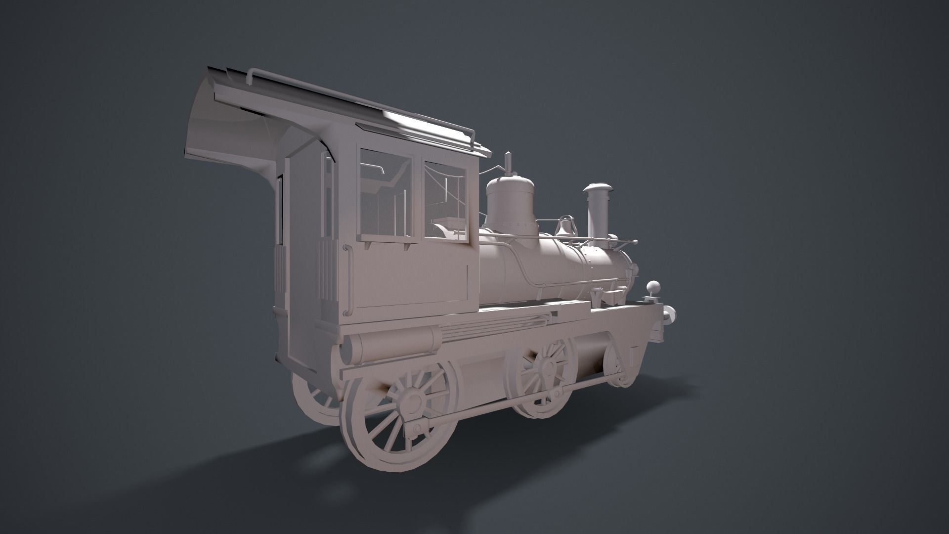 Old Train 1914 3D model | CGTrader