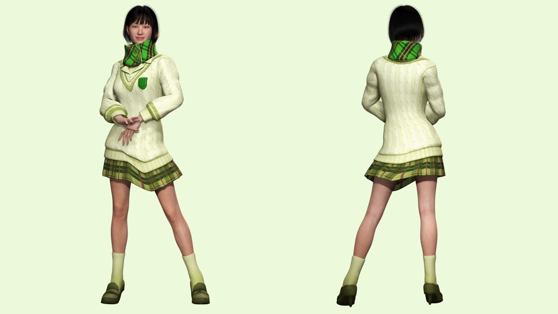 3D model Noi - Asian Harmony Weaver VR / AR / low-poly | CGTrader