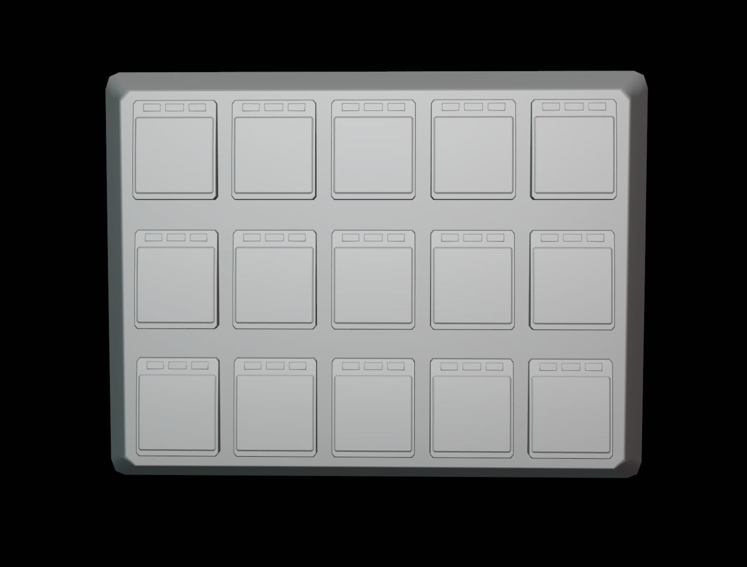 Haltech CAN 15 Button Keypad free 3D model | CGTrader