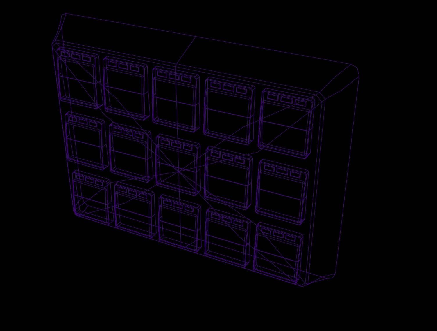 Haltech CAN 15 Button Keypad free 3D model | CGTrader