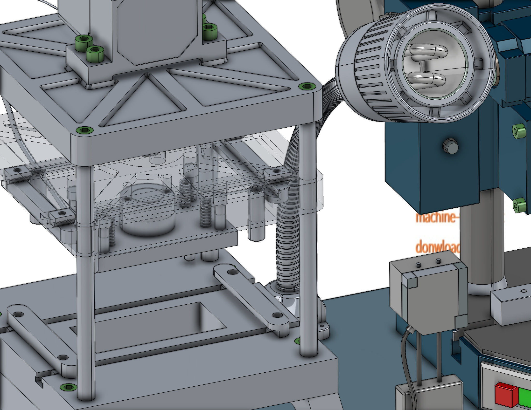 industrial 3D model Small stamping machine 3D model | CGTrader