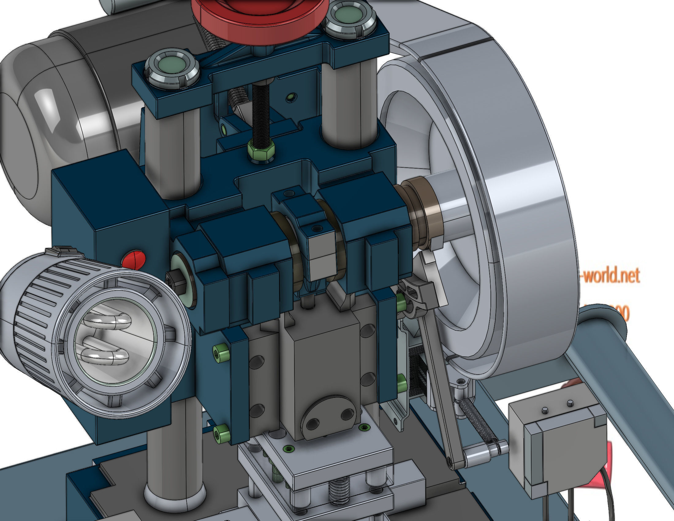 industrial 3D model Small stamping machine 3D model | CGTrader
