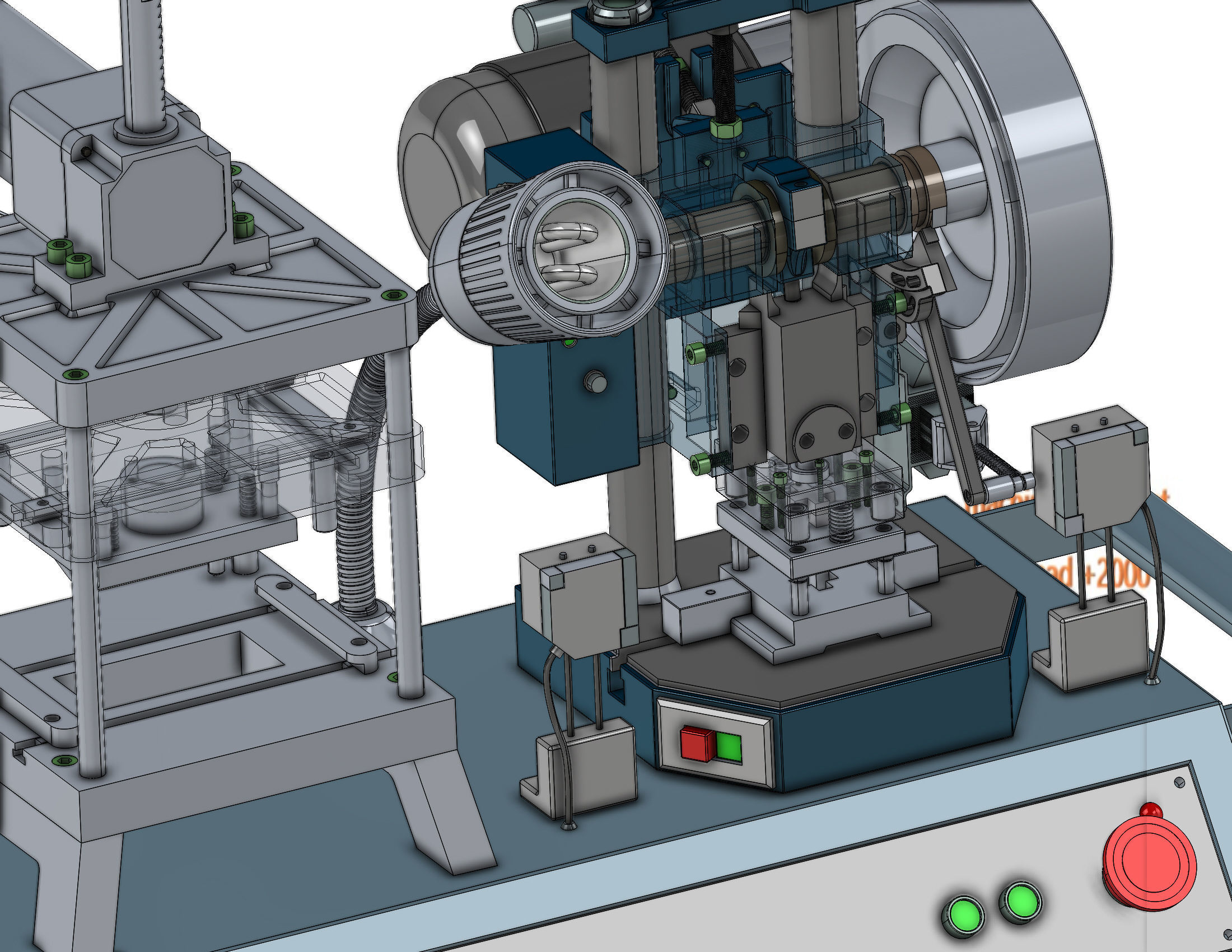 industrial 3D model Small stamping machine 3D model | CGTrader
