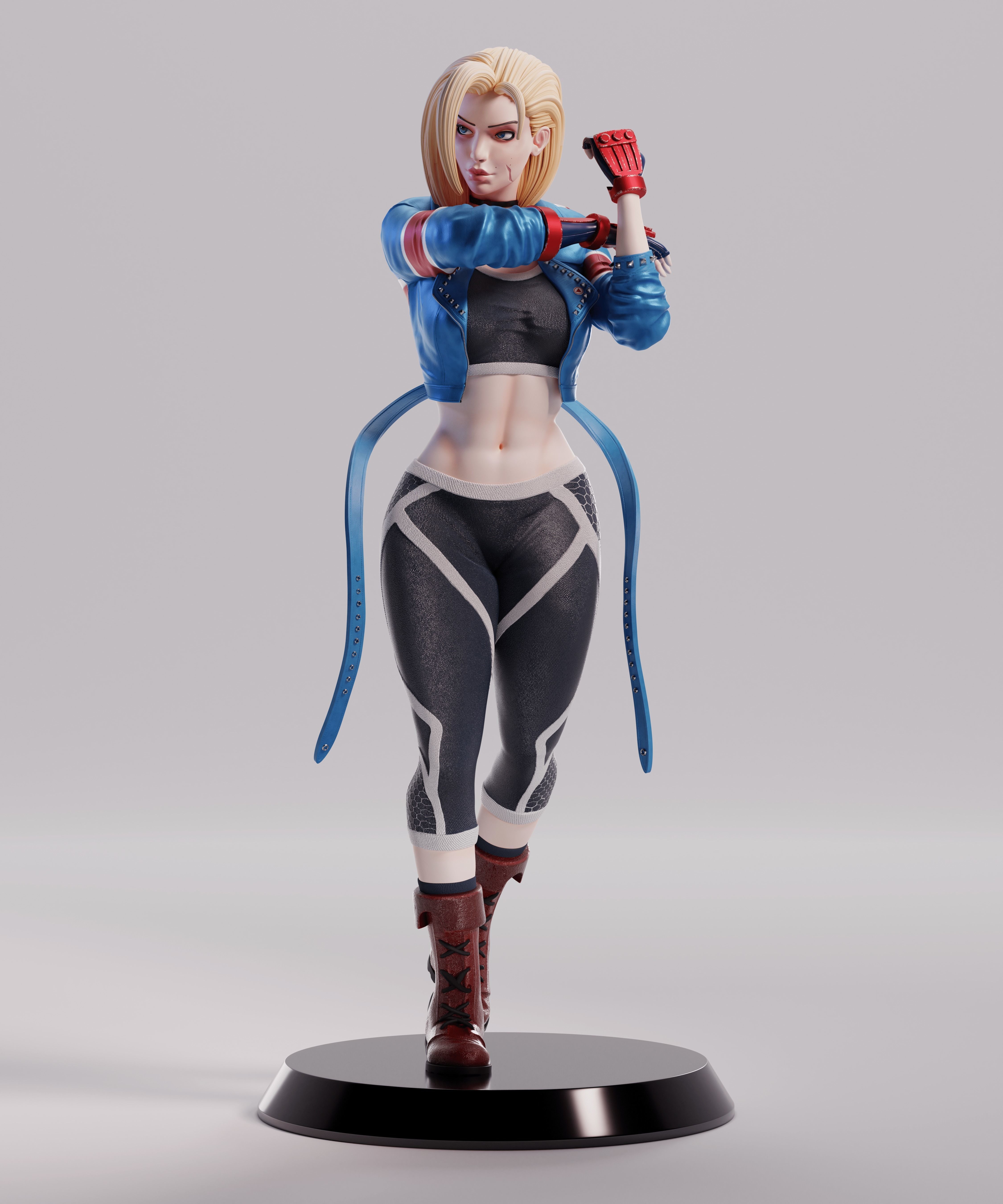 Cammy from Streetfighter 3D model 3D printable | CGTrader