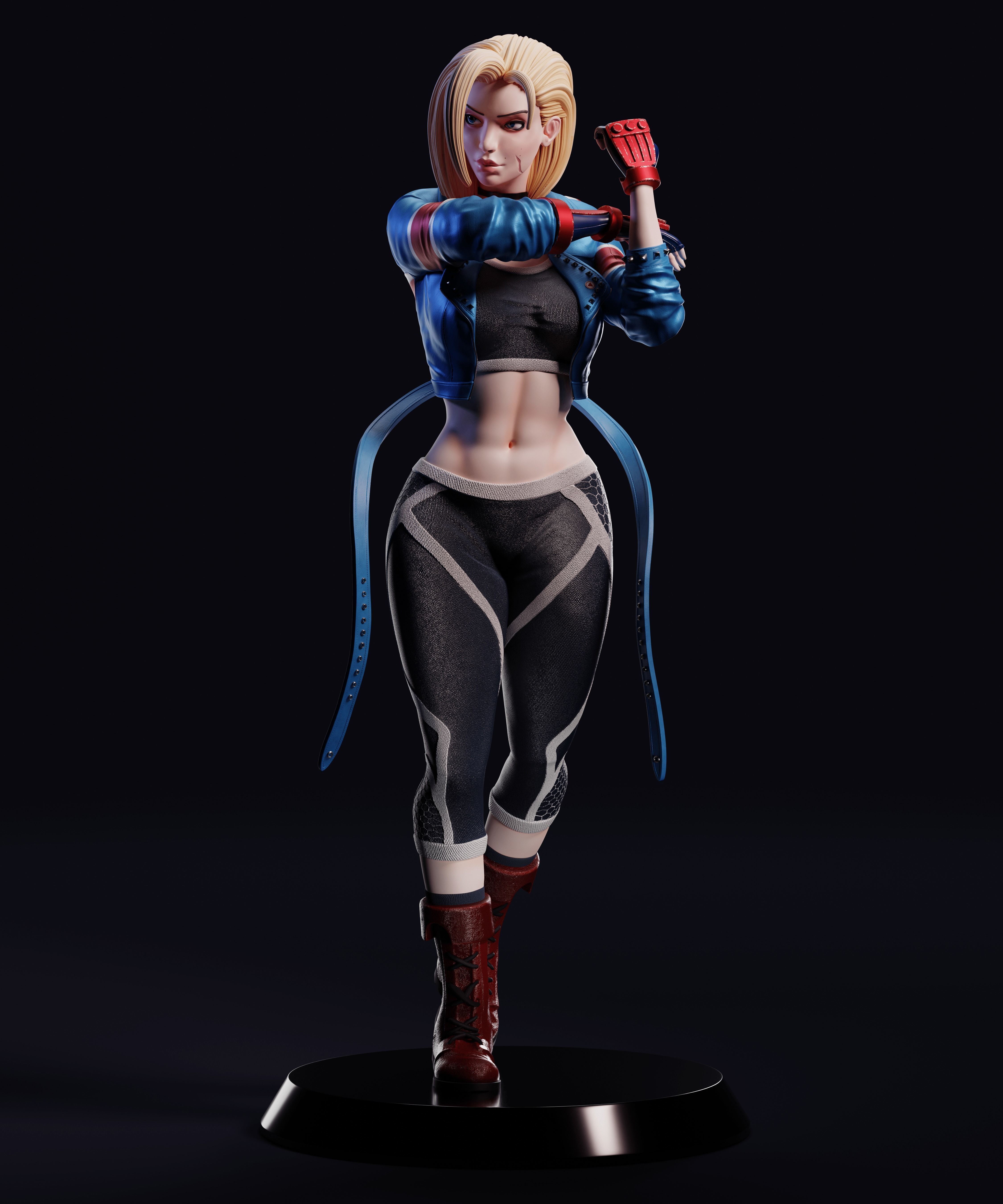 Cammy from Streetfighter 3D model 3D printable | CGTrader