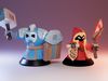 Minions from League of Legends - Blue Melee - Red Caster 3D model 3D ...
